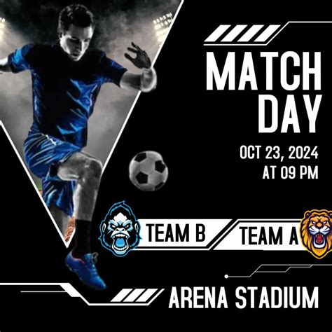 Matchday Template Postermywall