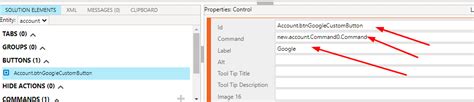 Ribbon Workbench Part 2 For Dynamics 365 Add A Custom Button On Entity Form In Account With