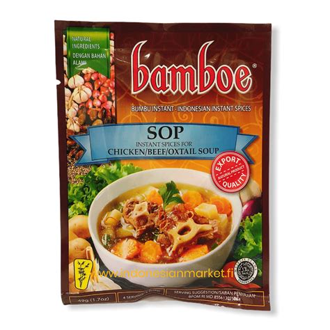 Bamboe Sop Maustetahna 49 G Indonesianmarketfi