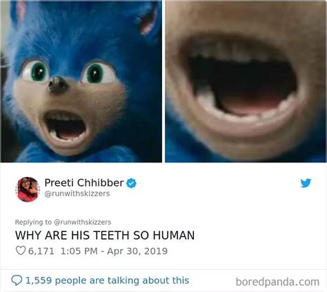 30 People That Roasted New Sonic Character Design So Bad That The