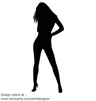 Sexy Silhouette Clip Art ClipArt Best