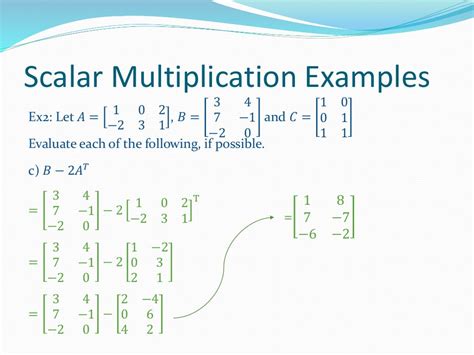 Lesson 2b Scalar Multiplication