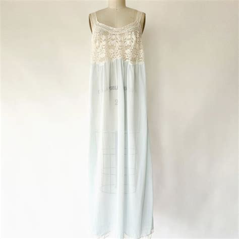 Sheer Nightgown Negligee Etsy