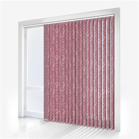 Isabelle Ruby Vertical Blind Blinds Direct