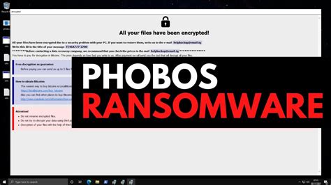 Phobos Ransomware Youtube
