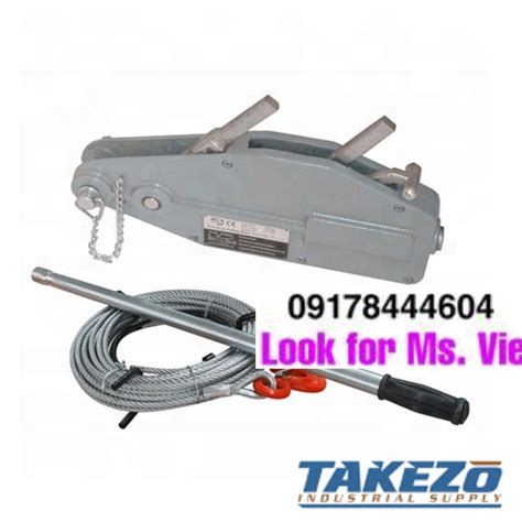 Hss Wire Rope Puller Commercial And Industrial Industrial Equipment On Carousell