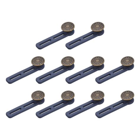 Button Extenders 10pack No Sew Extend Buttons For Jeans Skirtsdark