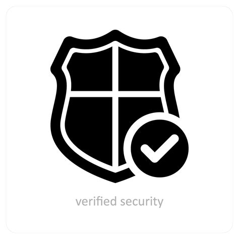 Verified Security And Verified Icon Concept 26265778 Vector Art At Vecteezy