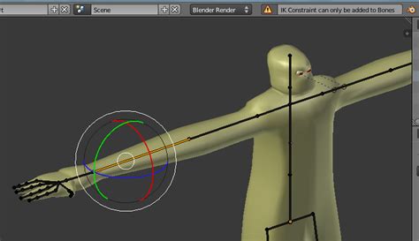 Error IK Constraint Can Only Be Added To Bones Animation And Rigging Blender Artists