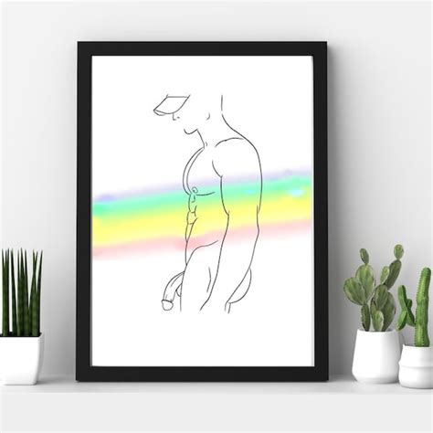 Male Art Etsy