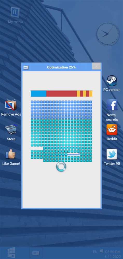 Bug Report If You See Carefully The Button Optimize Is Still There Im Think That It