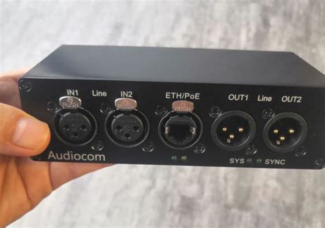 Audiocom Dante Aes67 Skrzynka Interfejsu Transmisji Sieci Audio Audio
