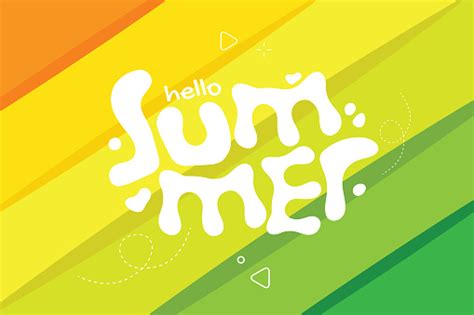 여름 레터링 배경입니다 추상 최소한의 여름 수평 포스터 표지 배너 푸른 하늘과 바다에 밝은 태양이 있는 카드 템플릿 벡터 스톡 일러스트 개념에 대한 스톡 벡터 아트 및 기타