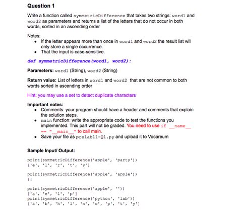 solved question 1 write a function called