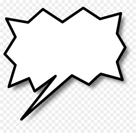 Comic Book Text Bubble Png Call Out Shape Png Clipart 3161813 Pikpng