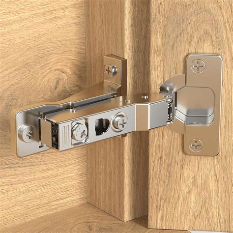 Onemake 8 Pack 110° Face Frame Inset Cabinet Hinges Soft Closing 3d