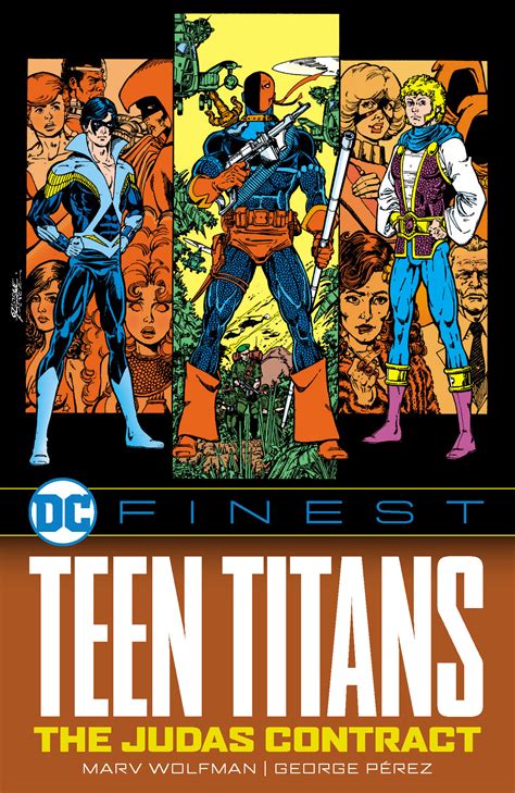 dc finest teen titans the judas contract graphic novel comichub