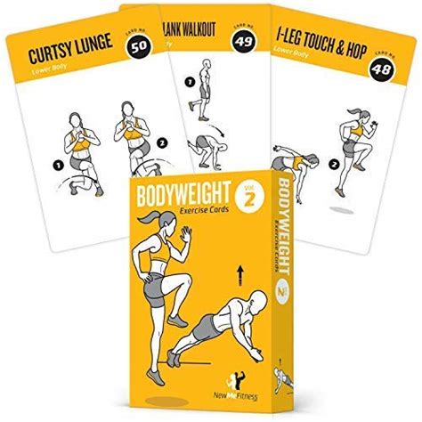 Hamstring Bodyweight Exercises Unlock Powerful Legs With Newme Fitness Cards Fitness Pamphlet