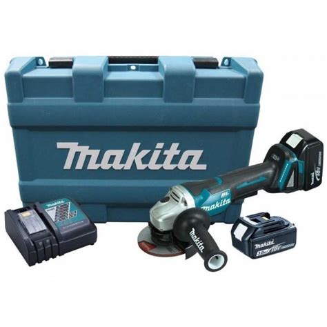 Esmeril Angular Inalambrico 4 1 2″ Makita Dga455rfe Ferreteria Industrial