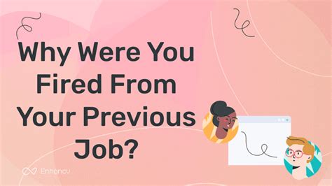 How To Answer The Why Were You Fired From Your Previous Job Interview Question
