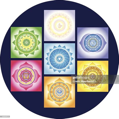 Chakra Mandalas High Res Vector Graphic Getty Images