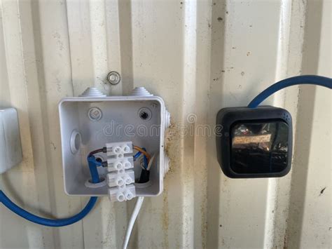 Electrical Wiring Assembly For Cable Installation Stock Image Image