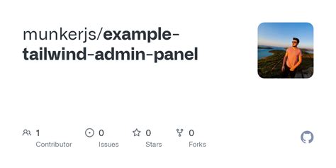 Github Munkerjs Example Tailwind Admin Panel