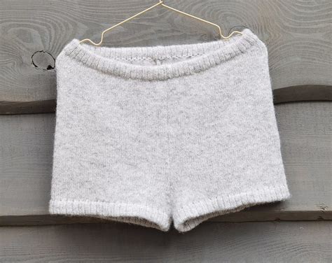 Handmade Warm Woolen Shorts Sheep Wool Etsy