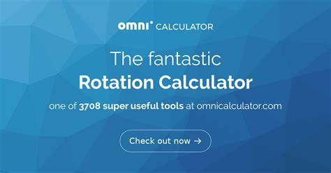Rotation Calculator