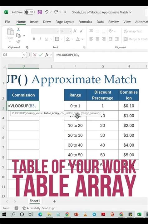 Vlookup Approximate Match Explained Master Excel In Minutes Excel
