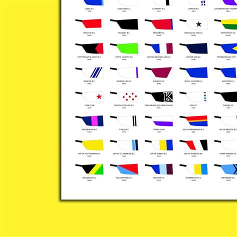 Rowing Print British Rowing Blades Etsy