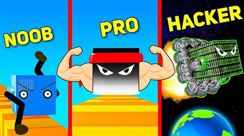 NOOB Vs PRO Vs HACKER In Draw Climber YouTube