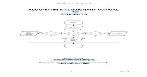 Download Pdf Algorithm And Flowchart Manual For And Flowchart Manual 2