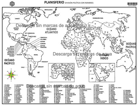 Detalle Imagen Imagen Planisferio Con Division Politica Sin Nombres Thptletrongtan Edu Vn