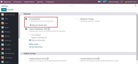 Configurations In Odoo 16 Expenses App Odoo V16 Enterprise Edition Book