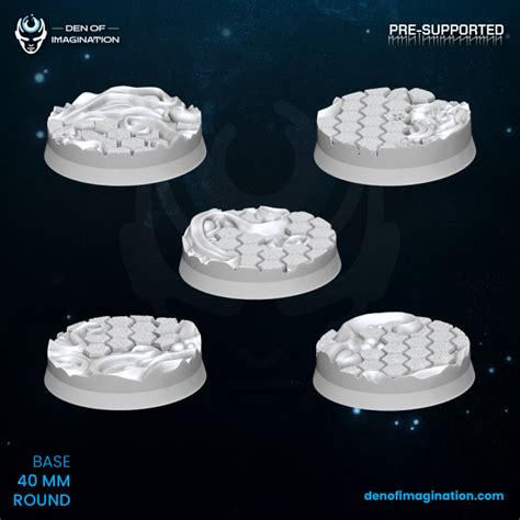 3d Printable Void Infestation Terrain Bases Full Bundle By Wildmesh