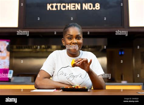 Editorial Use Only Chef Ms Joyce K Real Name Joyce Kudia At The Launch Of Kitchen No 8 At