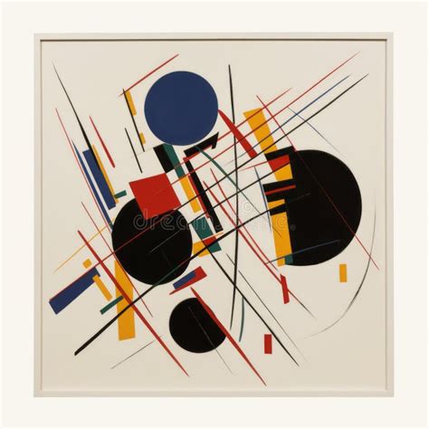 Abstract Geometric Objects Beautiful Illustration Picture Stock