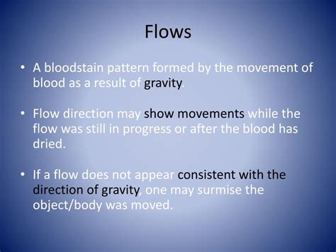 Ppt Bloodstain Pattern Analysis Powerpoint Presentation Free