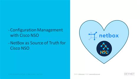Netbox As The Source Of Truth For Cisco Nso Configurations Pdf Computer Networking Computing
