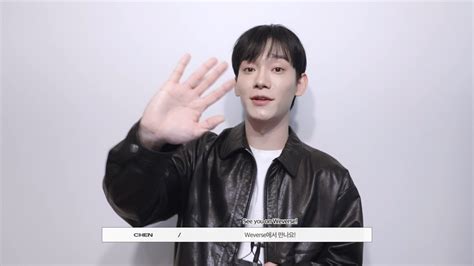 Weverse Chen Media Welcome Message From Chen