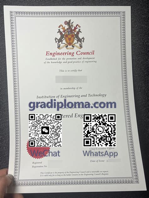 Buy Iet Certificate Chartered Engineer Certificate In Engineering Council