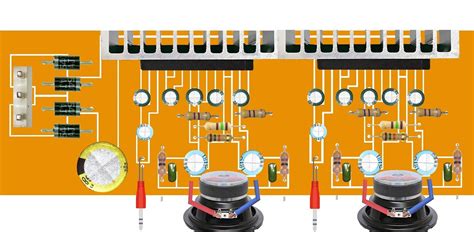 This Is The La4440 Stereo Amplifier Circuit Diagram This Is A Bridge