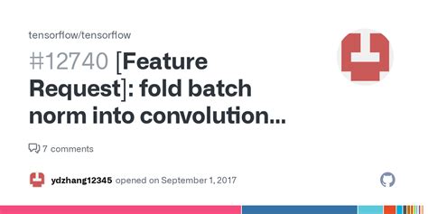 Feature Request Fold Batch Norm Into Convolution Weights Of Graph