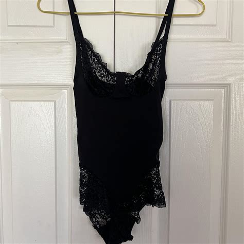 Black Spanx Bodysuit In Size Small Excellent Depop