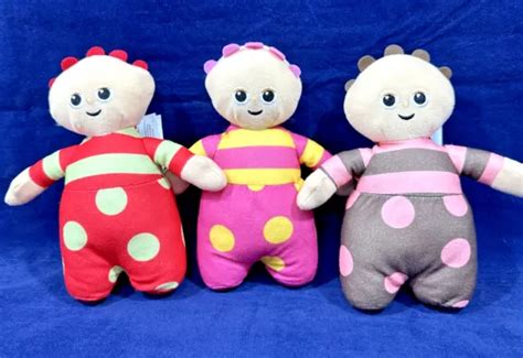 In The Night Garden Tombliboos Plush Soft Toys Set 7 Tall Ooo Eee Unn