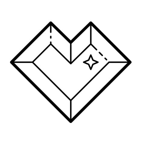 Simple Heart Outline Emoji