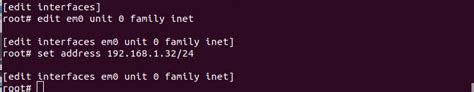 basic configuration juniper portal networking