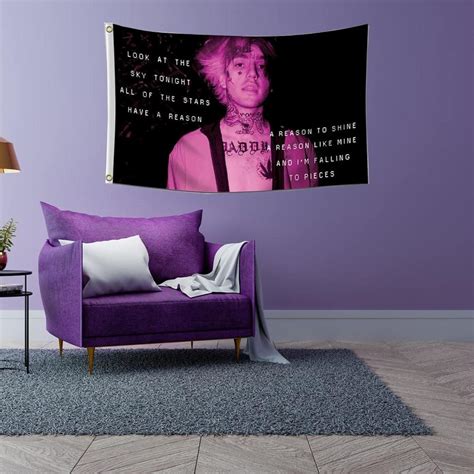 Great Choice Products Lil Peep Flag 3x5feet Star Shopping Lyrics Starry