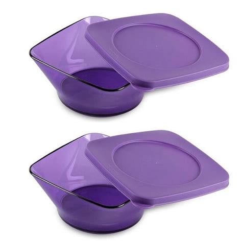 Buysend Tupperware Clear Sq Round Set Of 2 Online Igp Lc1121559